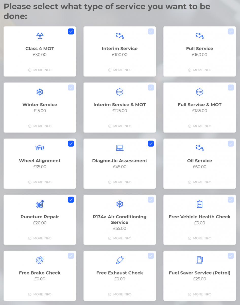 Online Booking - Garage management software - Garage Hive